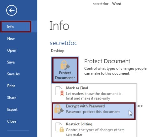 How To Password Protect Encrypt Microsoft Excel 2013 File