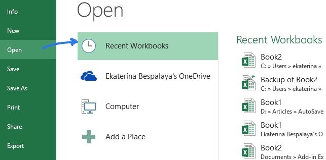 How to Recover Unsaved Excel Files in Excel 2010 and 2013 How to Recover Unsaved Excel Files in Excel 2010 and 2013