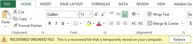 How To Recover Unsaved Excel File All You Need Infos