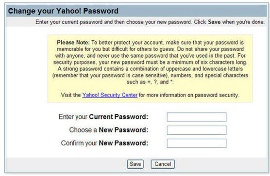 How to Change Yahoo Password with Yahoo Password Recovery