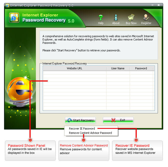 Internet Explorer Password Recovery | IE Password View | Reset Content ... Internet Explorer Password Recovery | IE Password View | Reset Content ...